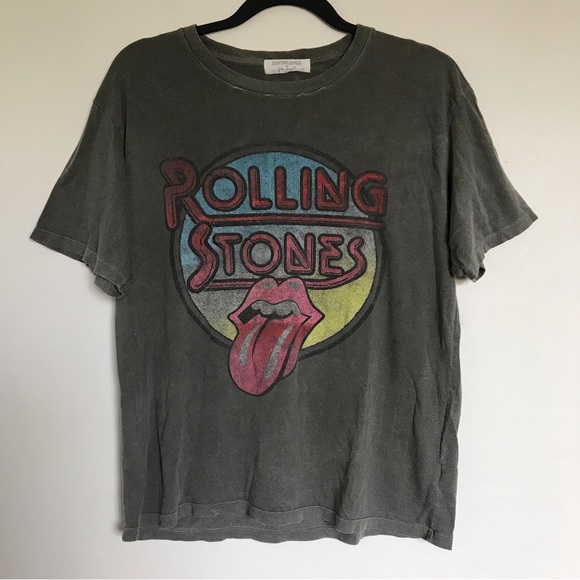 Daydreamer | Tops | Daydreamer For Free People Rolling Stones Graphic Tshirt Size Medium Band ...